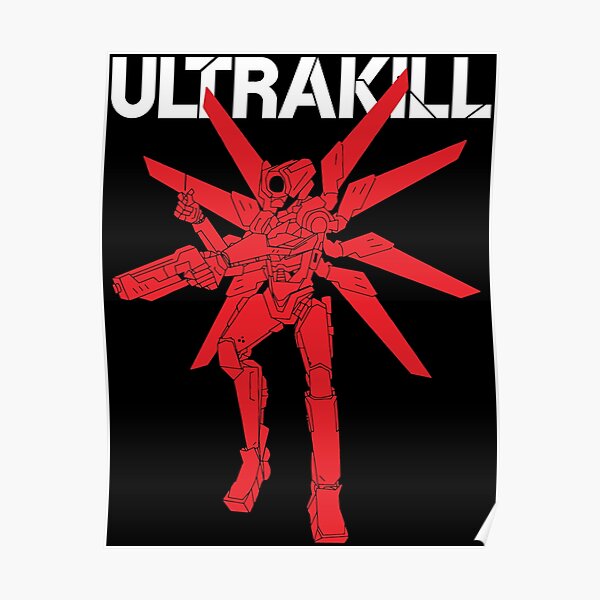 "ULTRAKILL MERCH" Poster for Sale by judelalaik | Redbubble