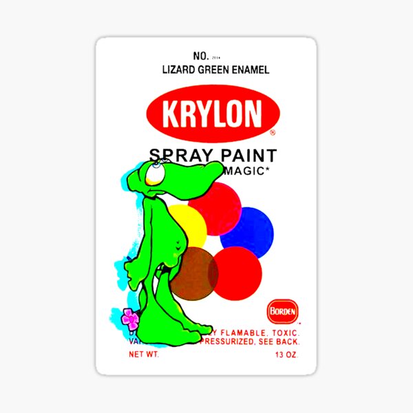 "Krylon Graffiti" Sticker for Sale by K-Vandal | Redbubble