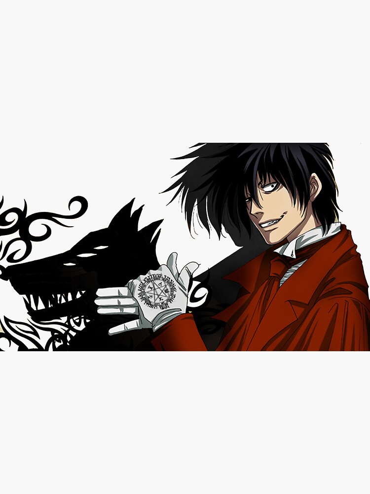 "lq alucard- hellsing ultimate" Sticker for Sale by Fanartz-Designs ...