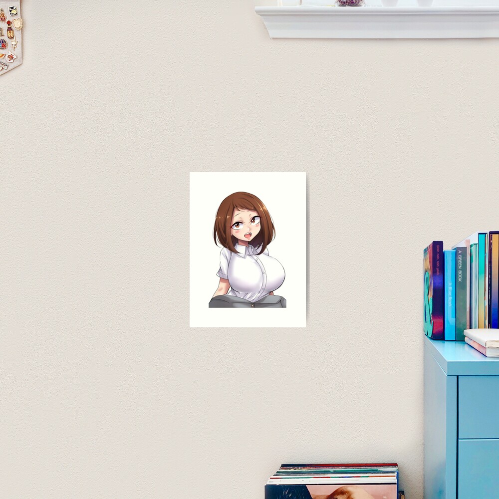 Uraraka Ochaco My Hero Academia Lewd Anime Girl Classic Art Print For Sale By Composition12 