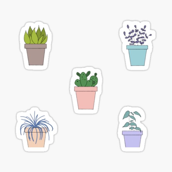 "~ Set of Plants | sticker pack" Sticker for Sale by sahereative-03 ...