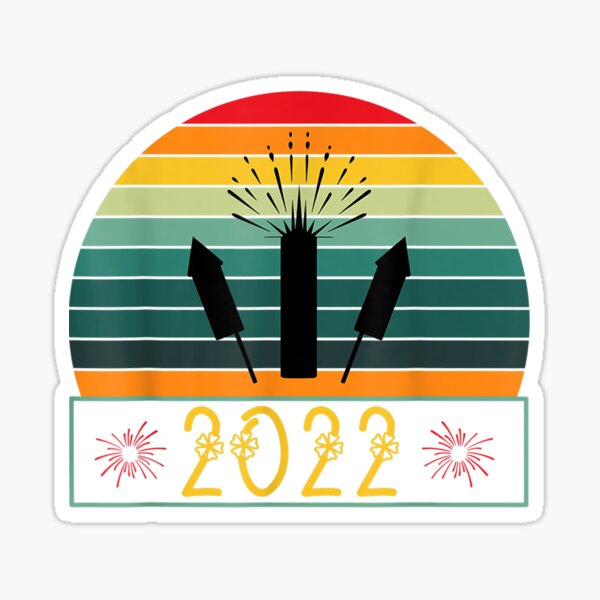 "Happy New Year 2022 " Sticker for Sale by ChristinaMauri | Redbubble