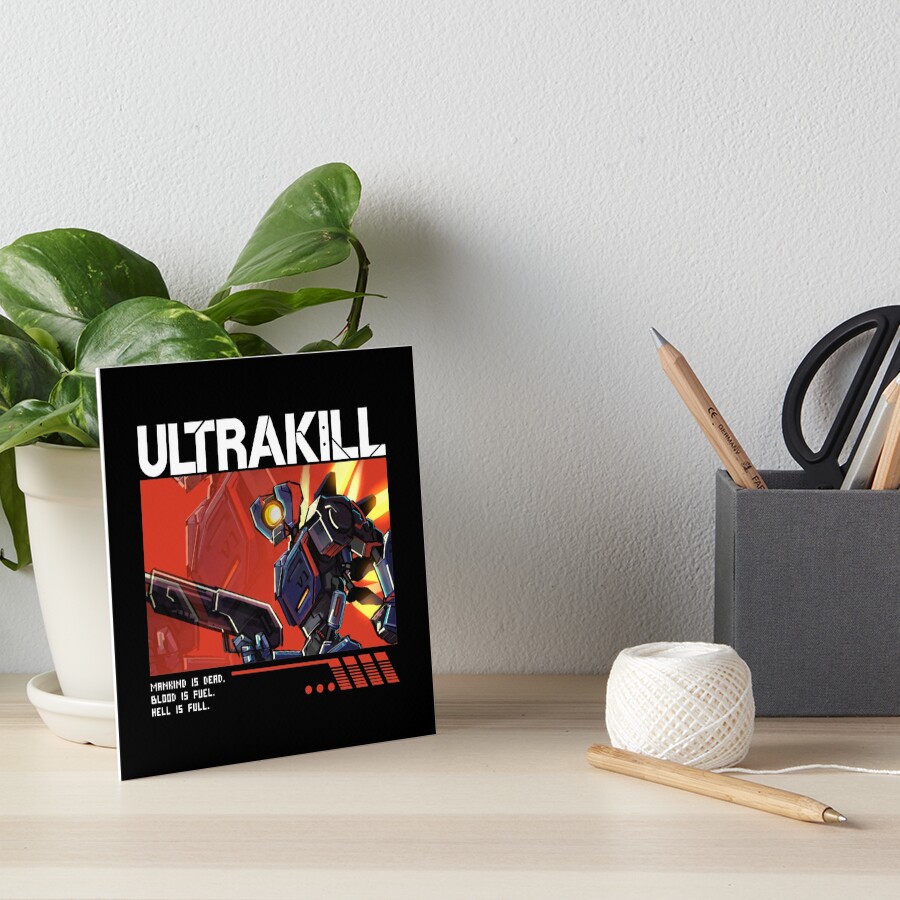 "THE MERCH ULTRAKILL" Art Board Print for Sale by ebaitmzan | Redbubble
