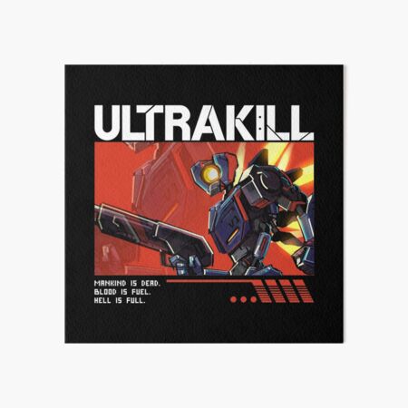 "THE MERCH ULTRAKILL" Art Board Print for Sale by ebaitmzan | Redbubble