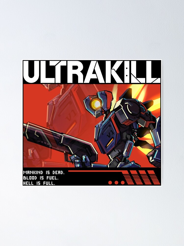 "THE MERCH ULTRAKILL" Poster by ebaitmzan | Redbubble