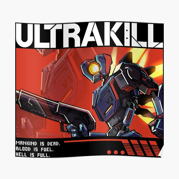 "THE MERCH ULTRAKILL" Poster by ebaitmzan | Redbubble