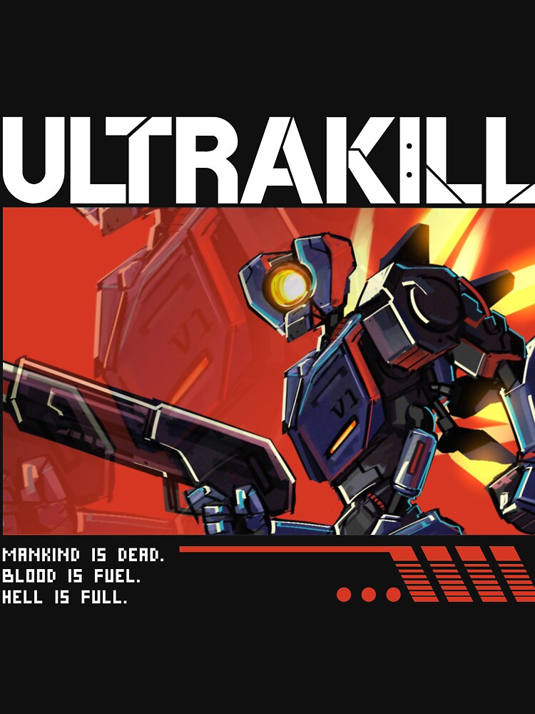 "THE MERCH ULTRAKILL" T-shirt for Sale by ebaitmzan | Redbubble ...