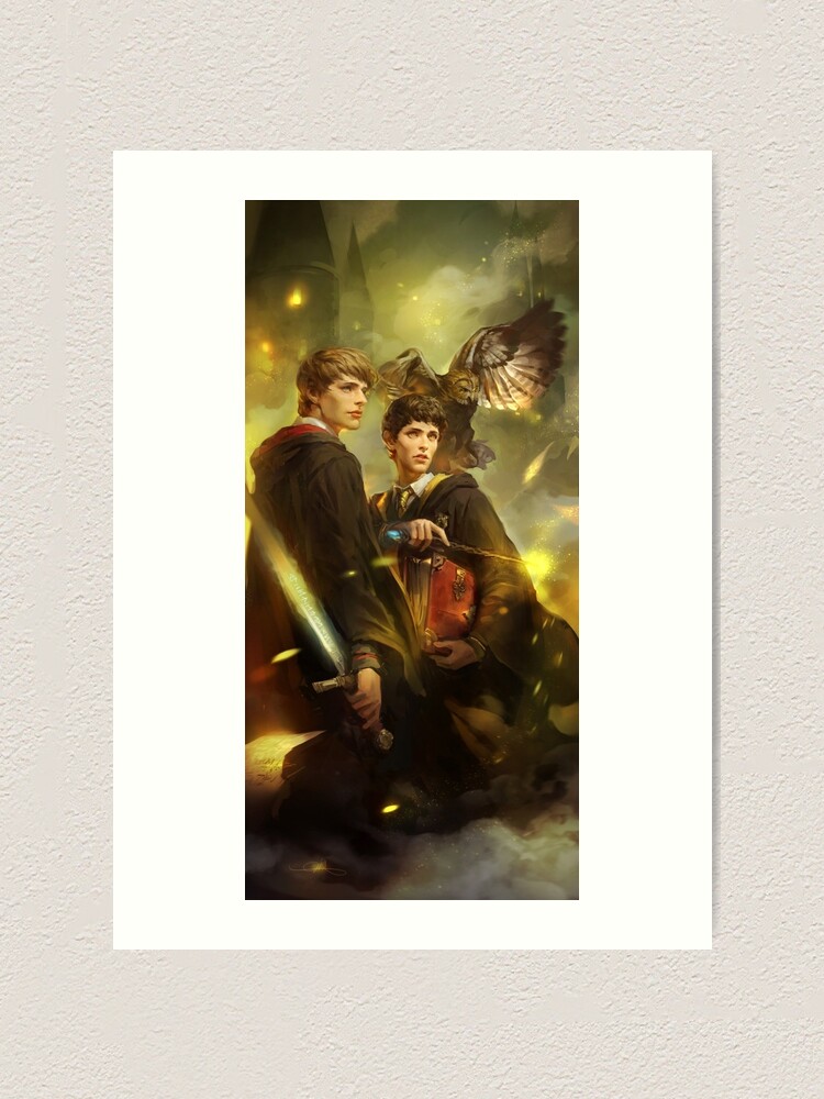 "BBC Merlin: Emrys Ascending" Art Print for Sale by mushroomtale ...