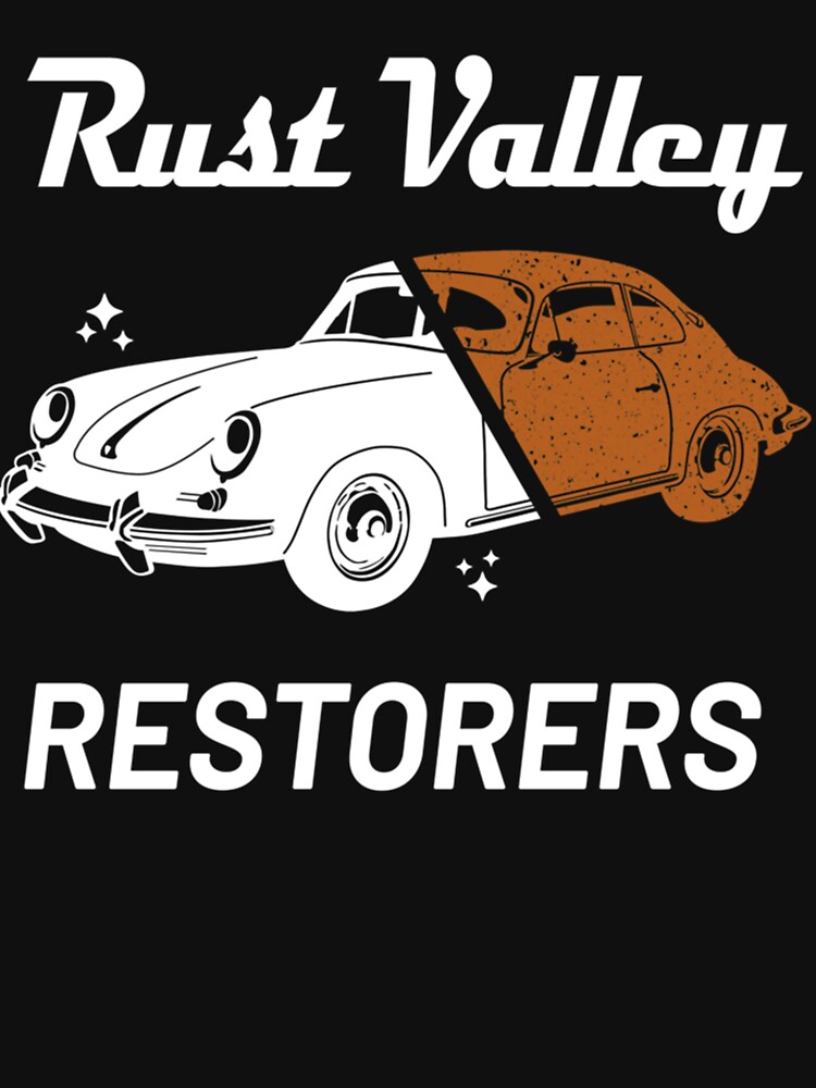"Rust Valley Restorers " T-shirt for Sale by MissLinaPdovic | Redbubble ...