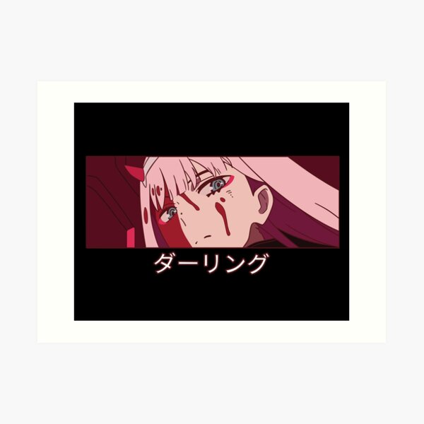 "Zero Two Blood" Art Print for Sale by weaboomean | Redbubble