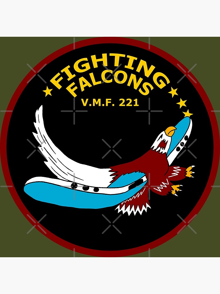 "Marine Fighting Squadron 221 (VMF-221)" Poster for Sale by Yeaha ...