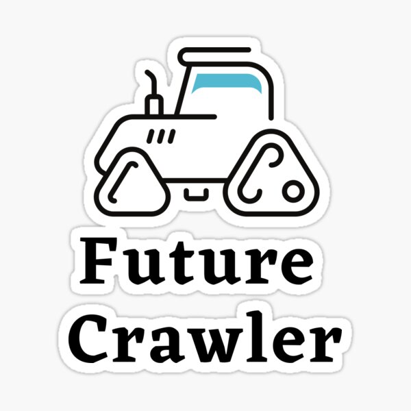 "Future Crawler" Sticker for Sale by BestTshirtArt | Redbubble
