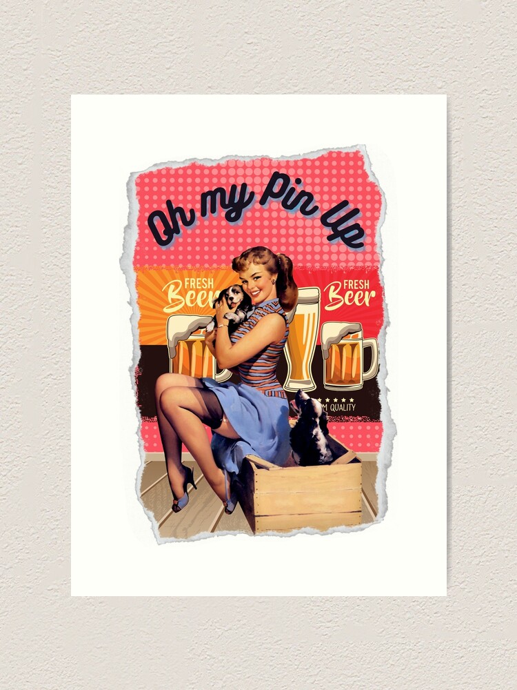 "Oh my Pin-up - Pop art designs, 1950s designs, suggestive designs" Art ...