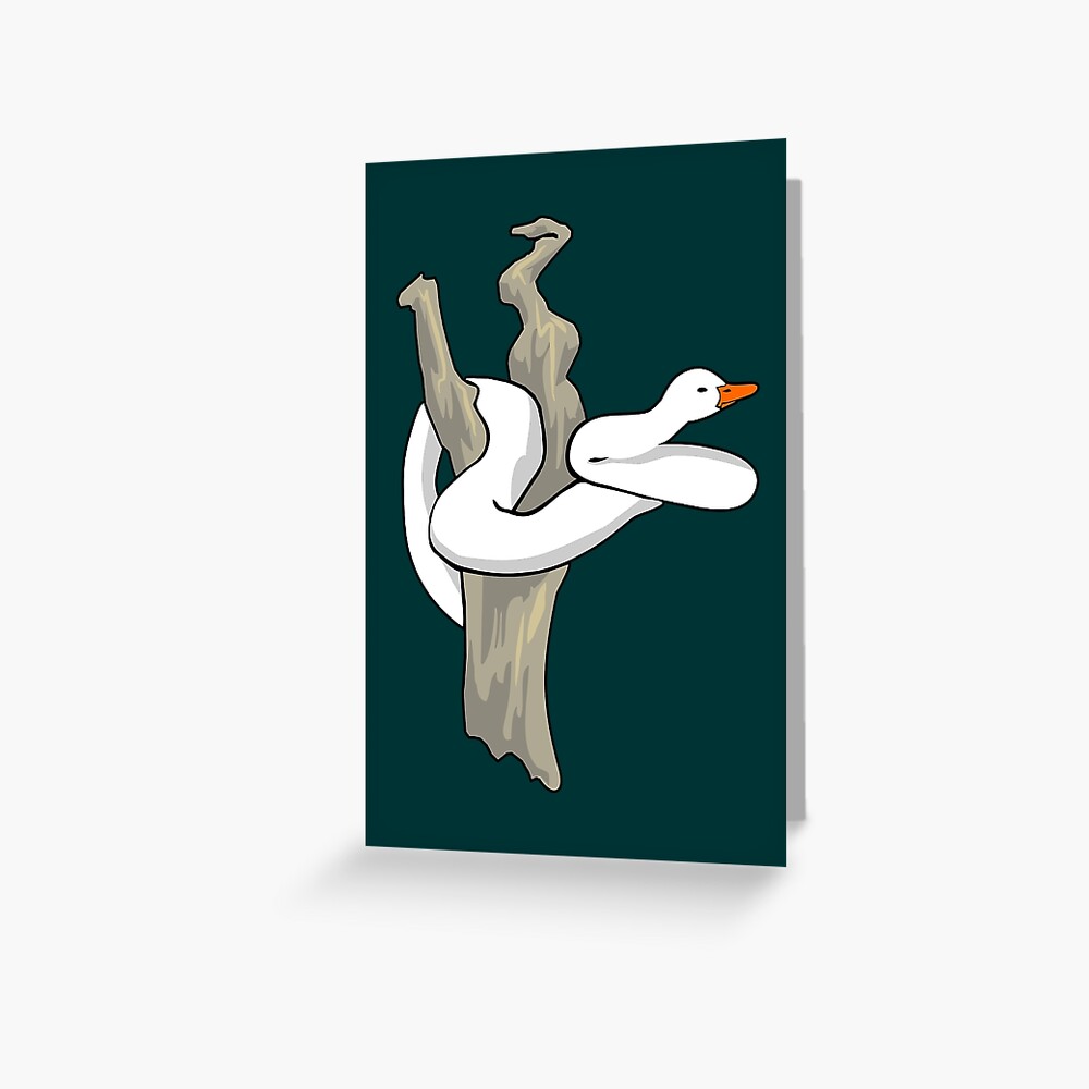 "Snuck -Snake/Duck funny meme" Greeting Card by PifPafPuf | Redbubble