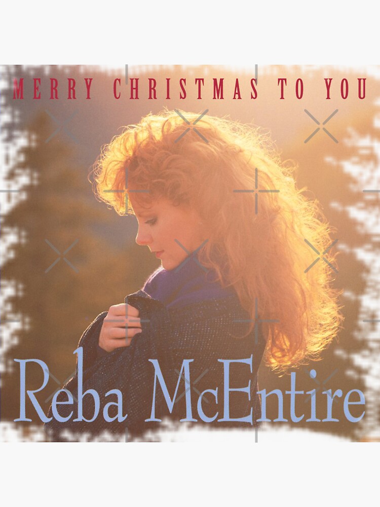 "Reba 1987 Merry Christmas To You" Sticker for Sale by NessaGordon ...