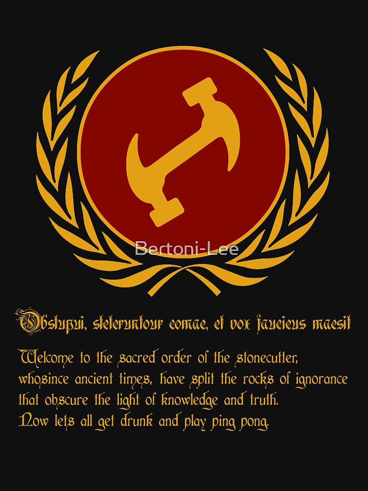"Stonecutters" T-shirt for Sale by Bertoni-Lee | Redbubble ...