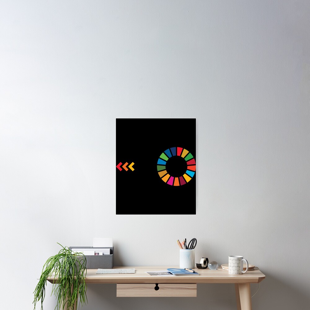 "UN SDG Decade of Action Logo Arabic Version " Poster for Sale by ...