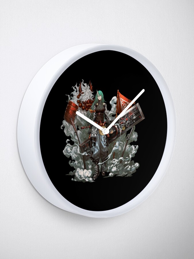 "Patrolling Ronin Hoshiguma Skin - Arknights stickers" Clock for Sale ...
