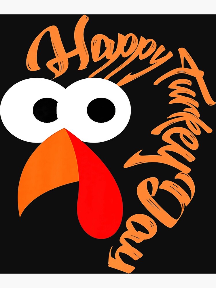 Póster «Feliz Día de Acción de Gracias Mejor Pavo Día del Peregrino ...