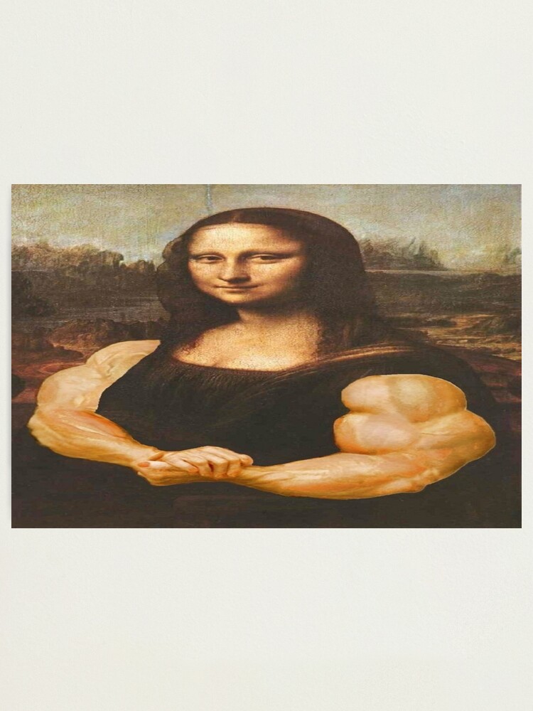 "Mona Lisa With Strong Arms" Photographic Print for Sale by Xotify ...