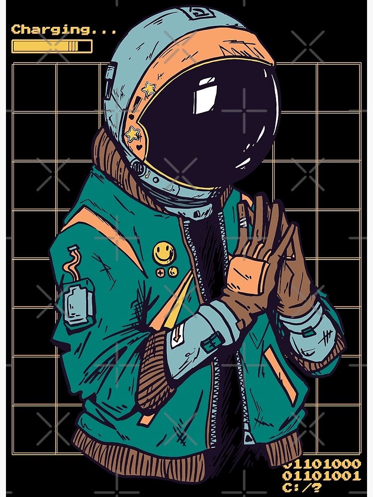 "Spaceman Cool Vaporwave Urban Colorful Style" Poster by OWLvision33 ...