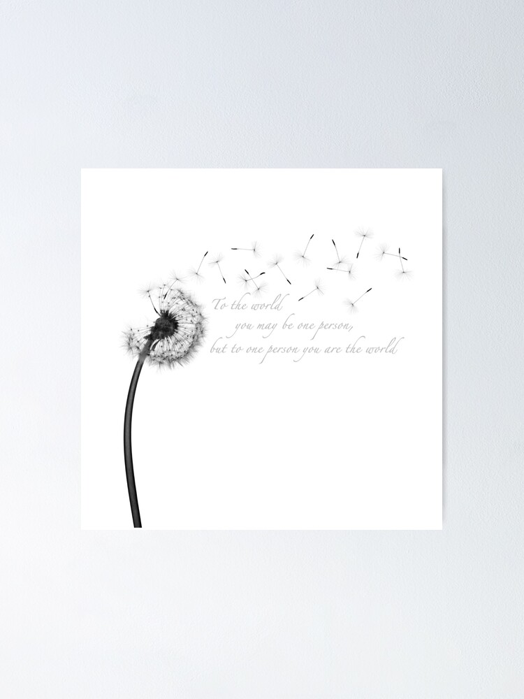"Dandelion Inspiration" Poster by JCDesignsUK | Redbubble