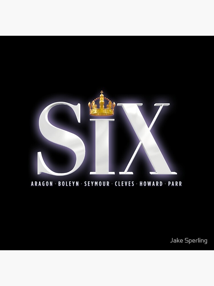 "Six the Musical Logo" Throw Pillow for Sale by Jake Sperling | Redbubble
