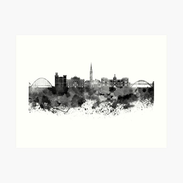 Newcastle Skyline Art Prints | Redbubble