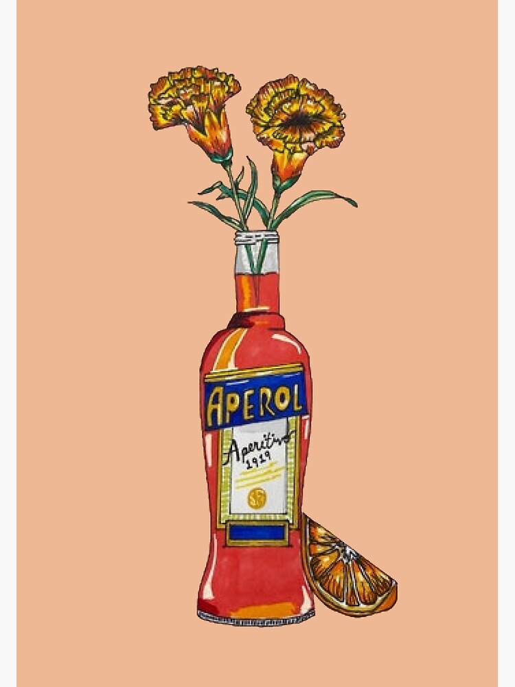 "Aperol Painting Art Drawing" Poster for Sale by davidrj7 | Redbubble
