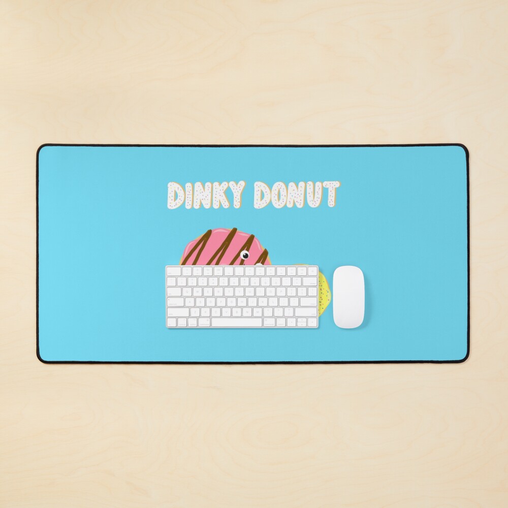 "Donuts. Dinky Donut." Sticker for Sale by Bumpulous | Redbubble
