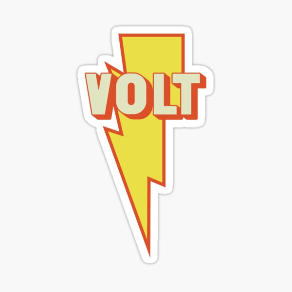 "Volt Records" Sticker for Sale by ctackett1000 | Redbubble