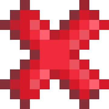 "Pixel Art Red X" Sticker for Sale by Sam Store | Redbubble