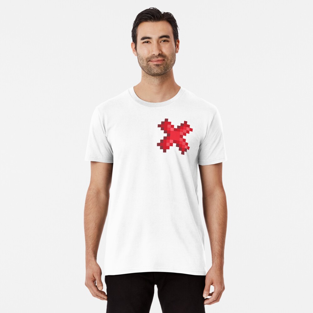 "Pixel Art Red X" Sticker for Sale by Sam Store | Redbubble