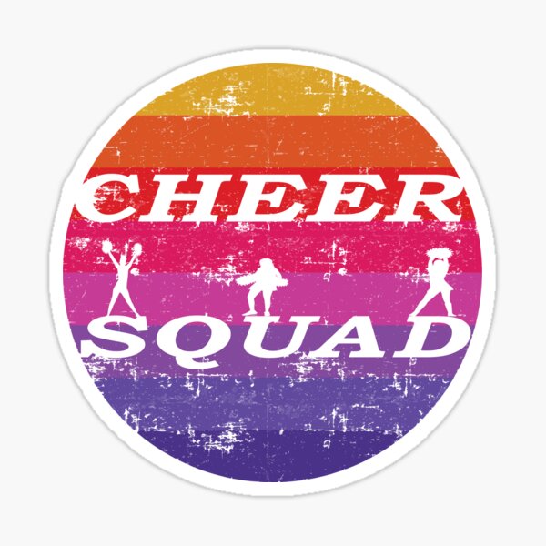 "Cheering Practice Cheer Squad Cheerleading Team Cheerleader" Sticker ...