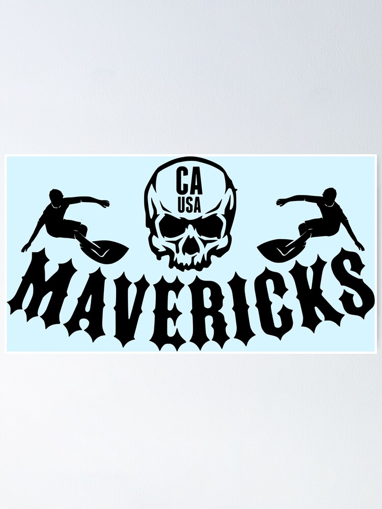 "Mavericks Surf Break, Northern California " Poster for Sale by Kiwidom ...