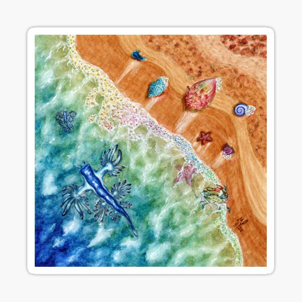 "Iridescence: Water" Sticker by Pandimonium-san | Redbubble