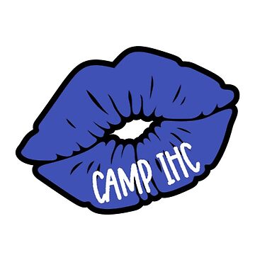 "CAMP IHC LIPS " Sticker for Sale by RokDesignsNY | Redbubble