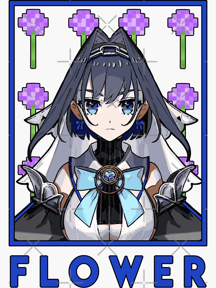 Pegatina «Ouro Kronii Flower Hololive English Council» de TonaPlancarte ...
