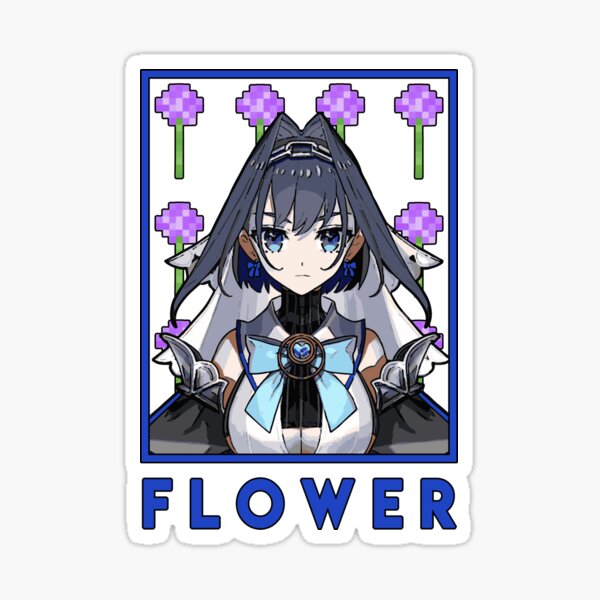 Pegatina «Ouro Kronii Flower Hololive English Council» de TonaPlancarte ...