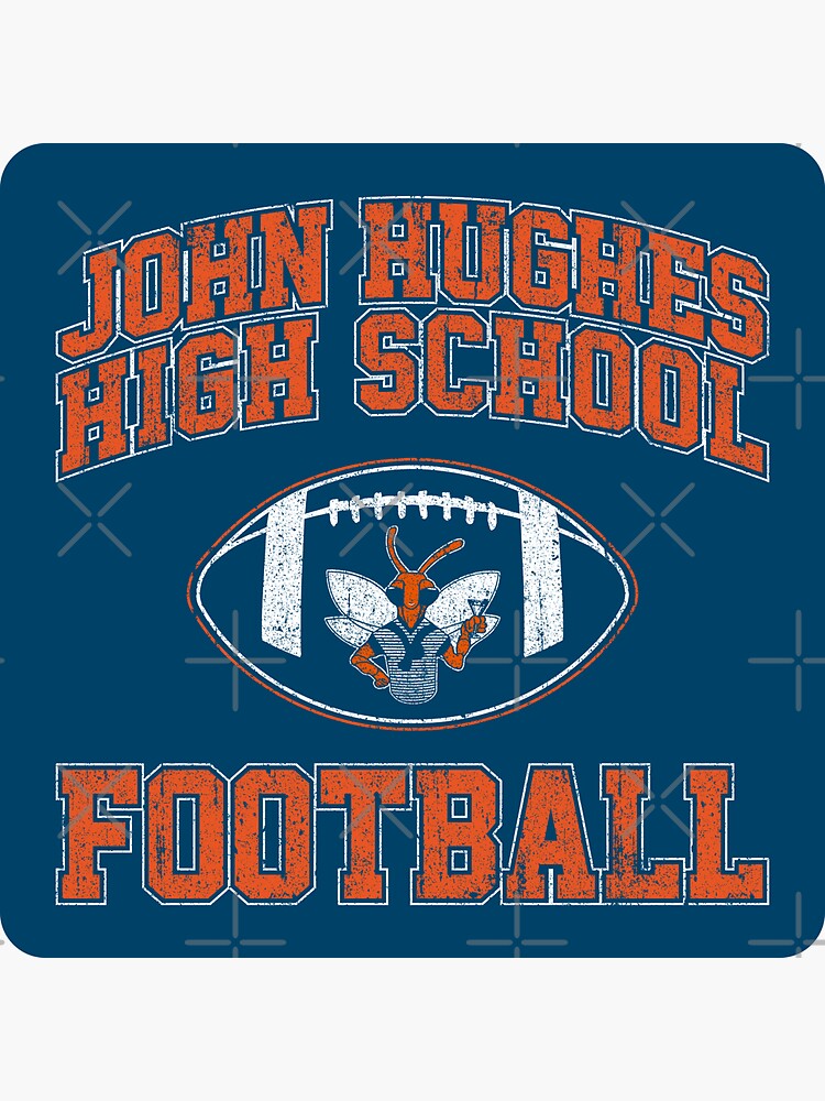 "John Hughes High School Football" Sticker for Sale by huckblade ...