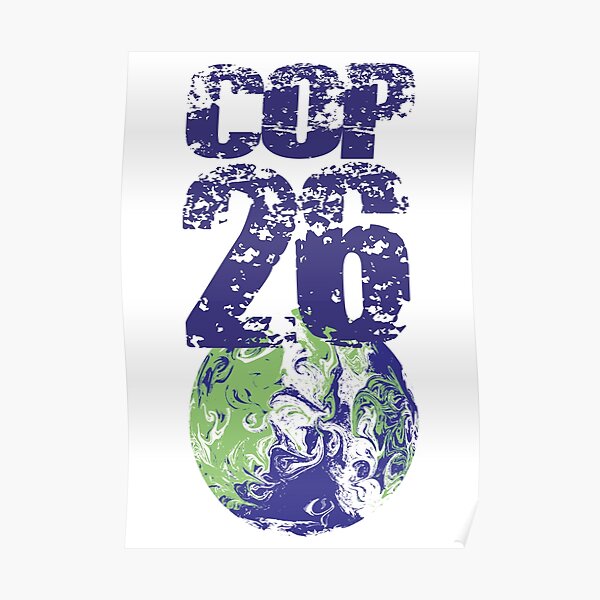 "COP26 UN Climate Change UK Glasgow 2021 Italy - Text Based Design ...