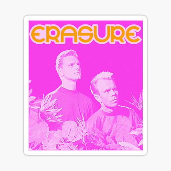 "Erasure 80s Retro Synthpop FanArt " Sticker for Sale by TRAVIS-DSN ...