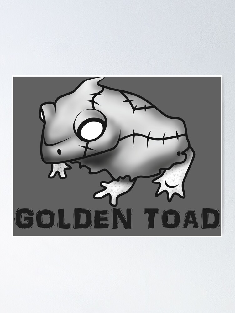 "extinct terror golden toad extinct animal" Poster for Sale by ...