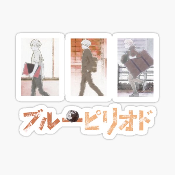 "Blue Period ''ON THE ROAD'' V2" Sticker for Sale by riventis66 | Redbubble