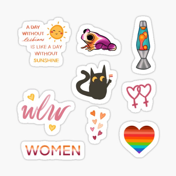 "WLW Sticker Pack" Sticker by BreakTheBinary | Redbubble