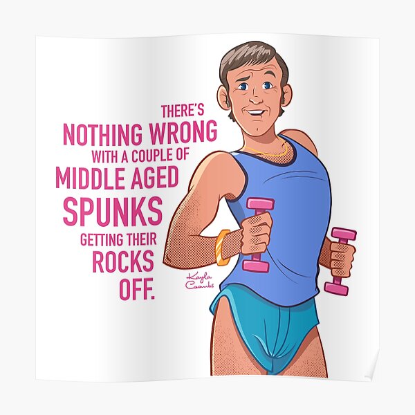 Kel Knight Kath And Kim Poster By Kaylacoombs Redbubble