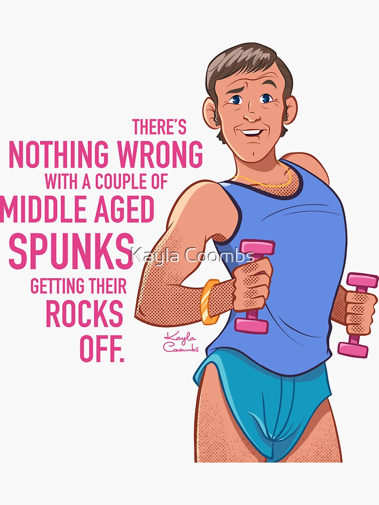 "Kel Knight - Kath & Kim" Sticker for Sale by Kayla Coombs | Redbubble