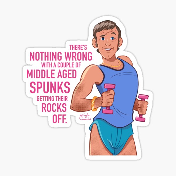 "Kel Knight - Kath & Kim" Sticker for Sale by kaylacoombs | Redbubble