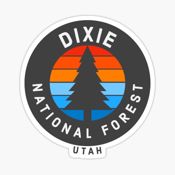 "Dixie National Forest Utah Vintage Retro Forest Hiking, Camping ...