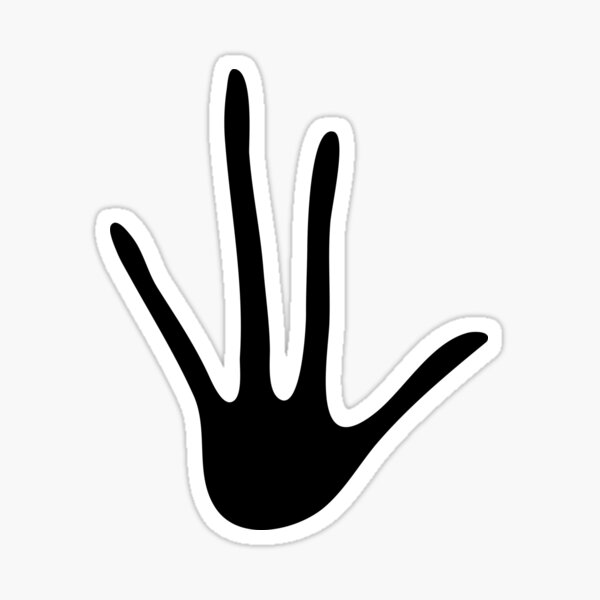 "Alien Hand" Sticker by AlienStickers | Redbubble
